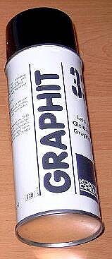 Graphite paint spray : Weiblen